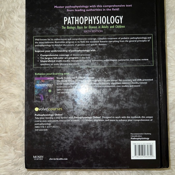 Evolve | Other | Nursing Evolve Pathophysiology Textbook | Poshmark